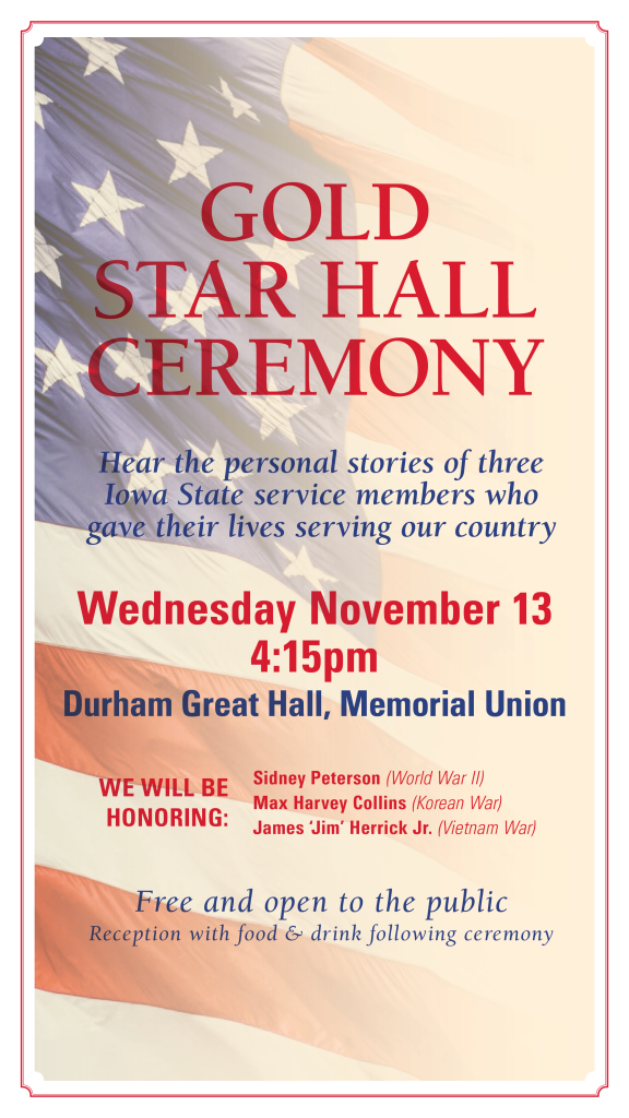MU Gold Star Hall Ceremony - Ames Regional Economic Alliance | AREA