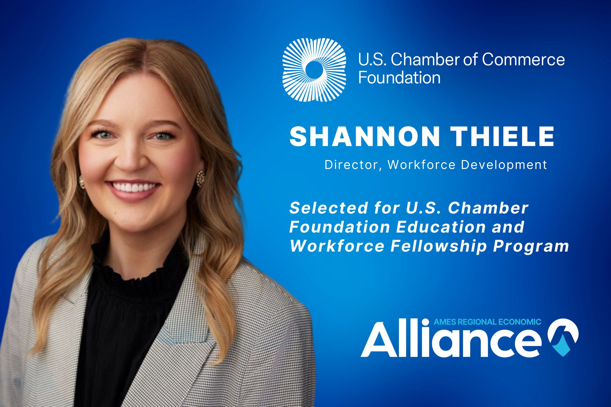 Shannon Thiele Selected for U.S. Chamber Foundation Education and Workforce Fellowship Program ...