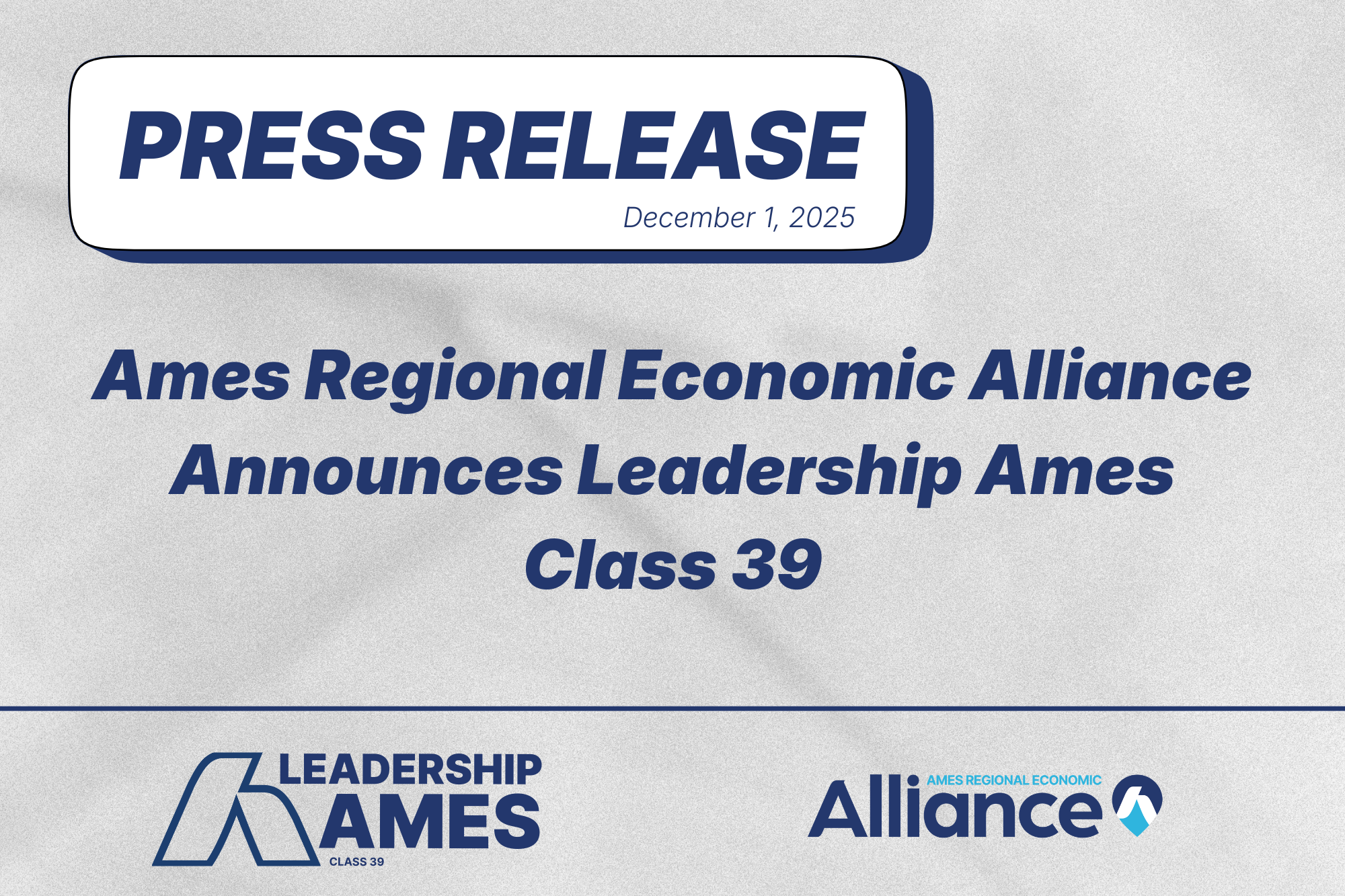 Ames Regional Economic Alliance Announces Leadership Ames Class 39 ...
